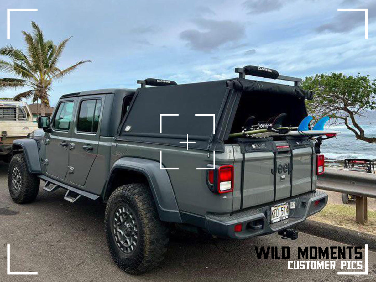 WildTop Truck Cap (770 lbs Rated Truck Rack) For Jeep Gladiator 5' (60 ...