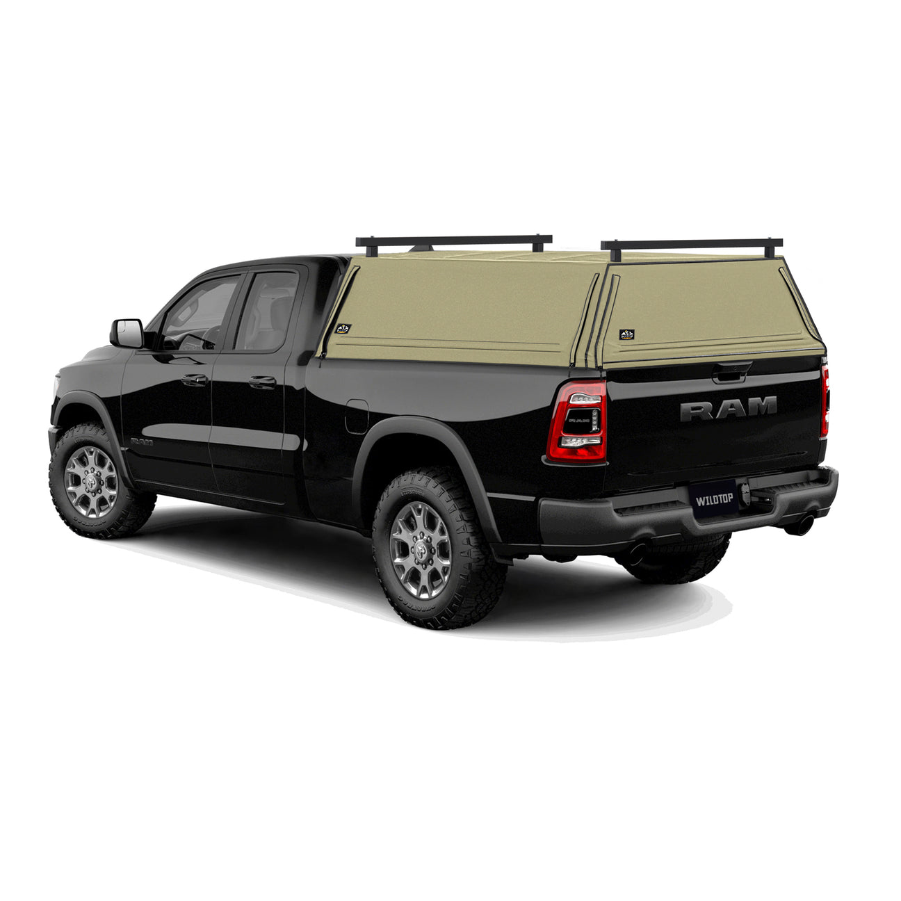 WildTop Soft Truck Cap for 2009-Current Ram 1500/2500/3500 6'4" Bed (7 ...